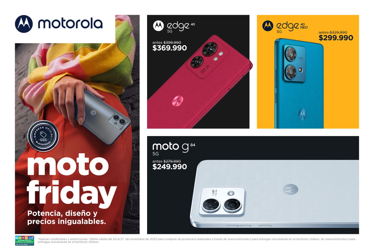 Black Friday: las ofertas de Motorola